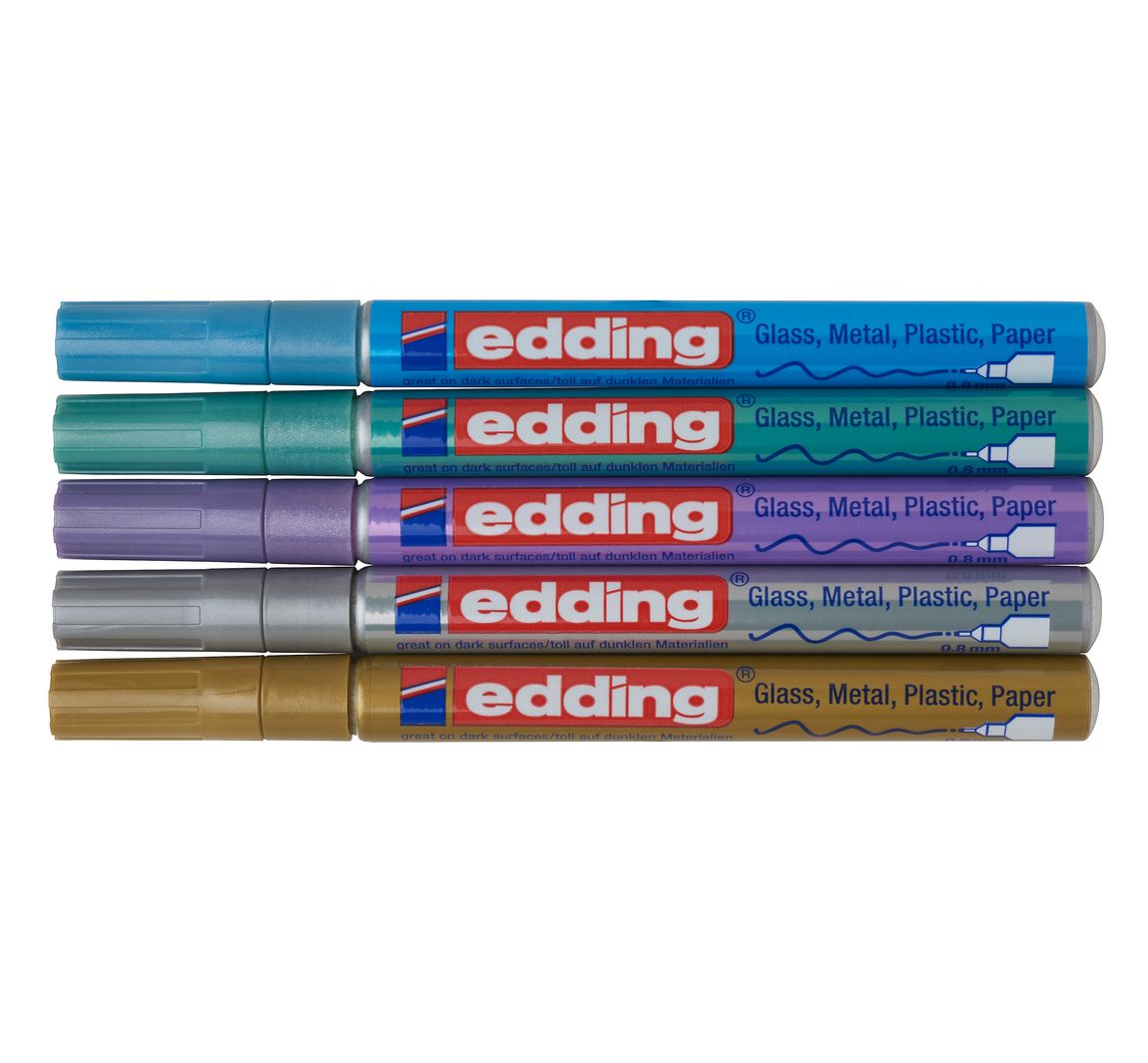 edding 780 Glanzlack-Marker Metallic, Special, 5er-Set | VBS Hobby ...