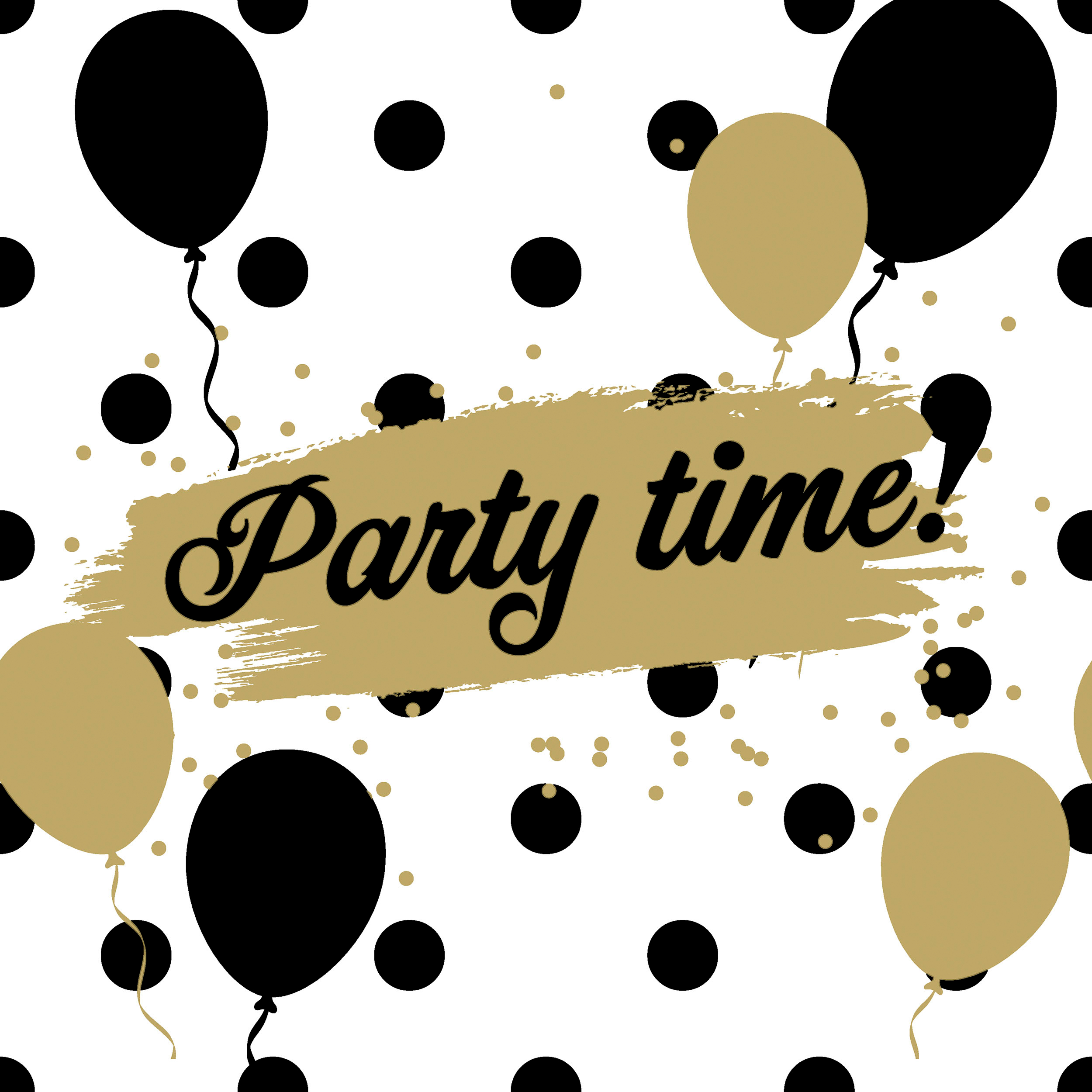 Serviette "Party Time" | VBS Hobby Bastelshop