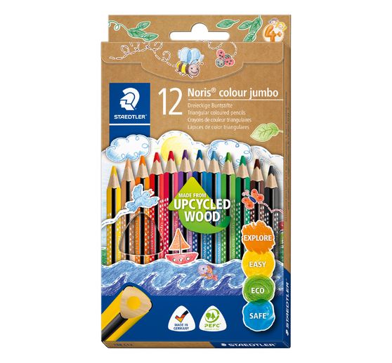 STAEDTLER Noris colour "Jumbo colored pencils", set of 12 - VBS Hobby
