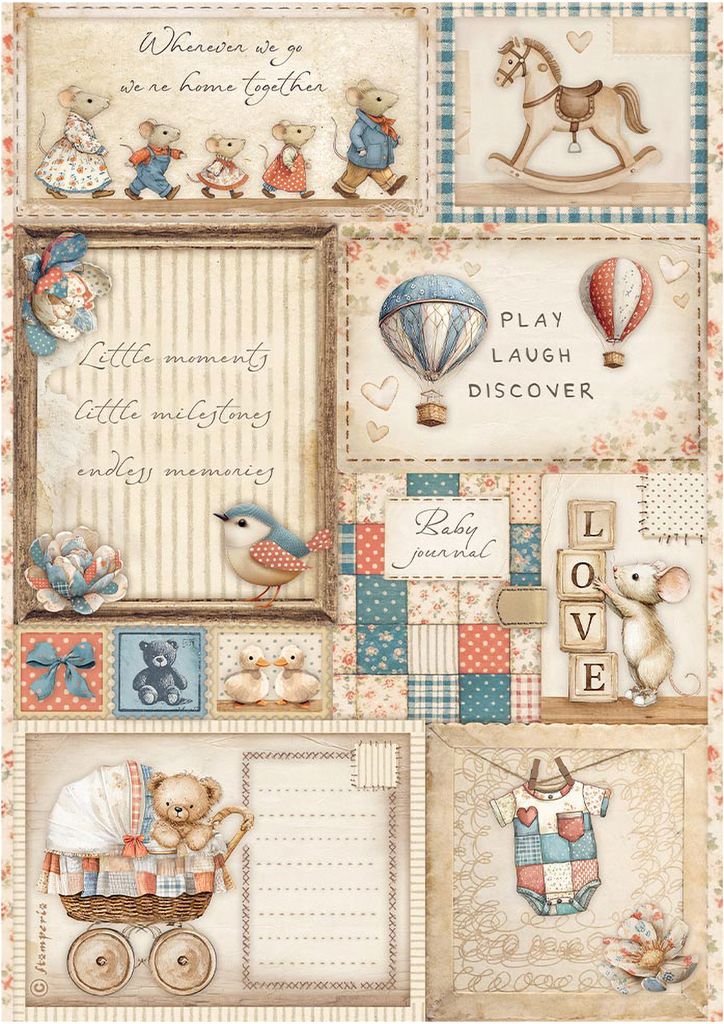 Soie de paille à motifs « Baby - Cards » | Loisirs créatifs VBS Service ...